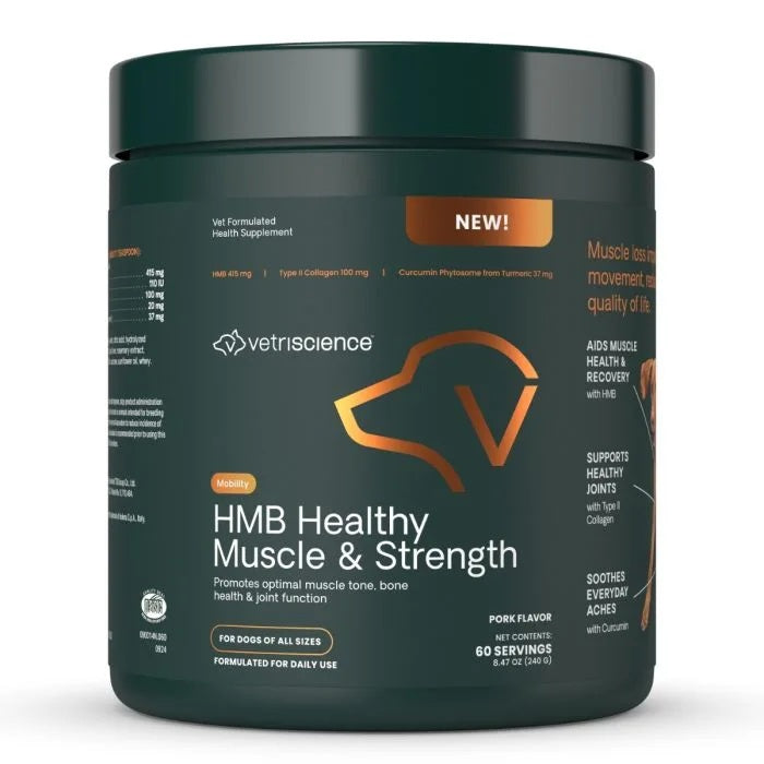 VetriScience® HMB Healthy Muscle & Strength (240g) - Vet-developed mus ...