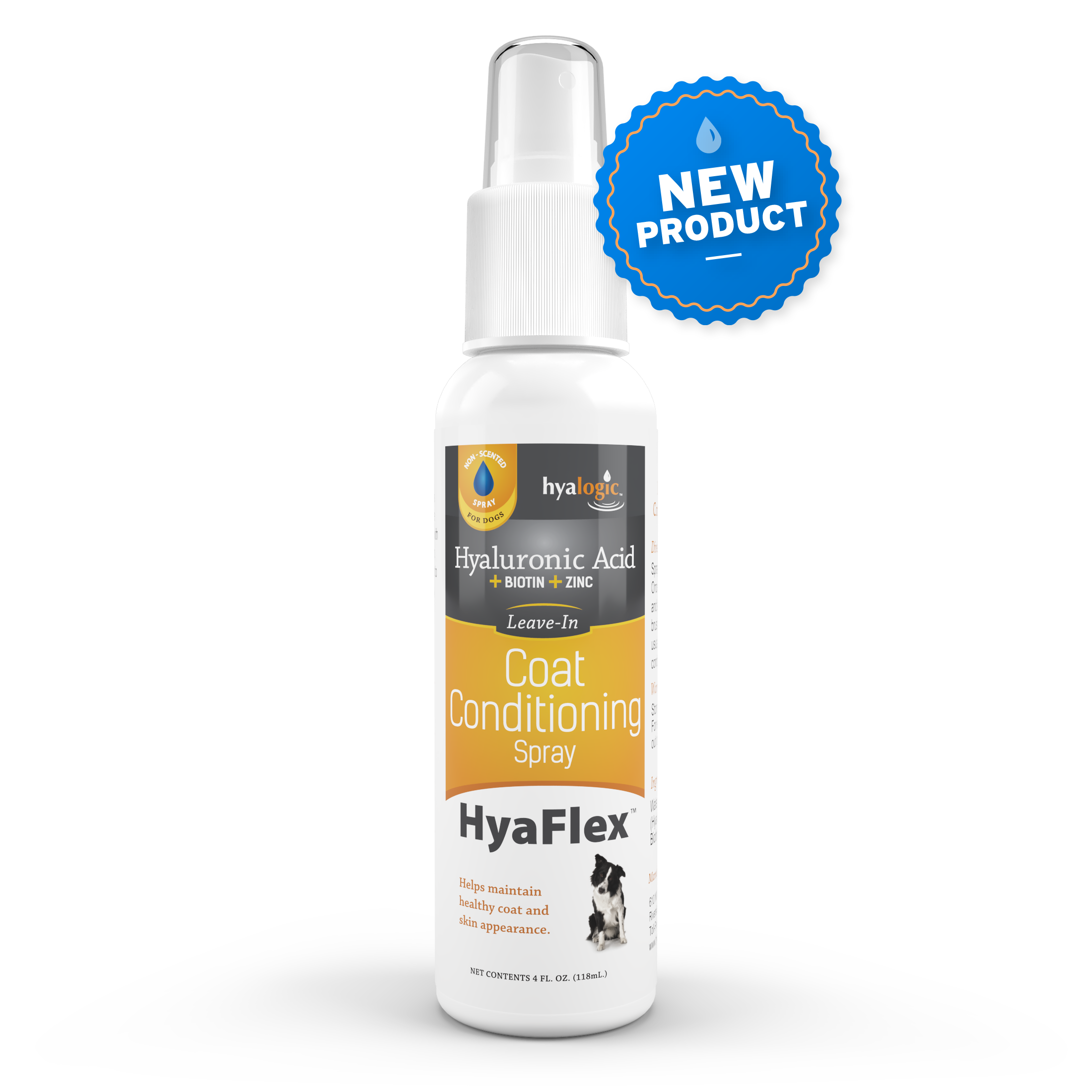 Hyalogic HyaFlex™ Coat Conditioning Spray (118 ml) – Furry Planet