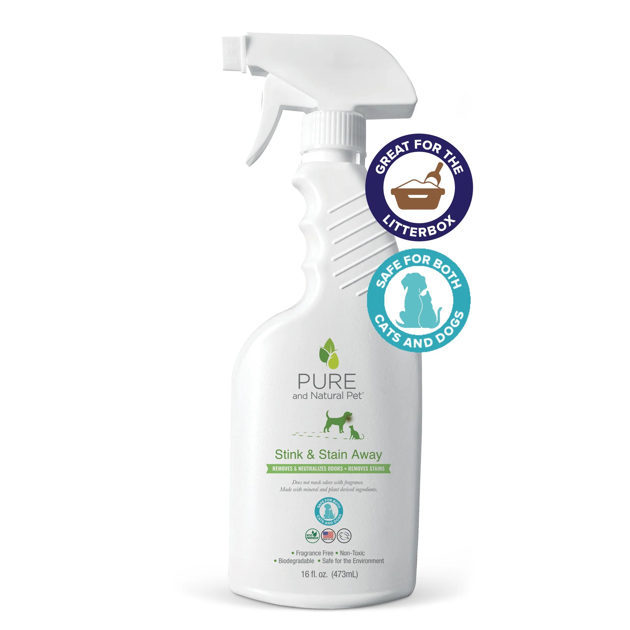 Pure and Natural Pet™ Stink and Stain Away (16 fl oz - 473ml) – Furry ...