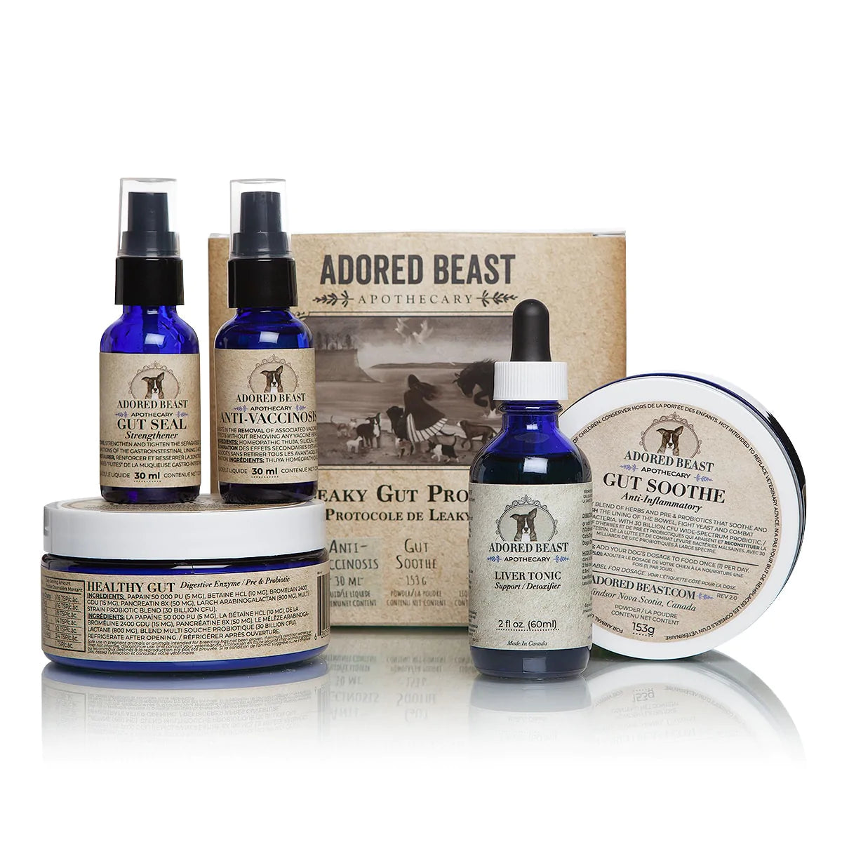 Adored Beast Leaky Gut Protocol (5 Product Kit) – Furry Planet